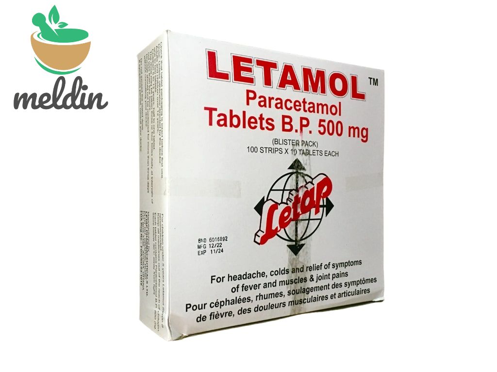 Paracetamol 500Mg Tab 1000'S (Letamol) | Meldinpharma